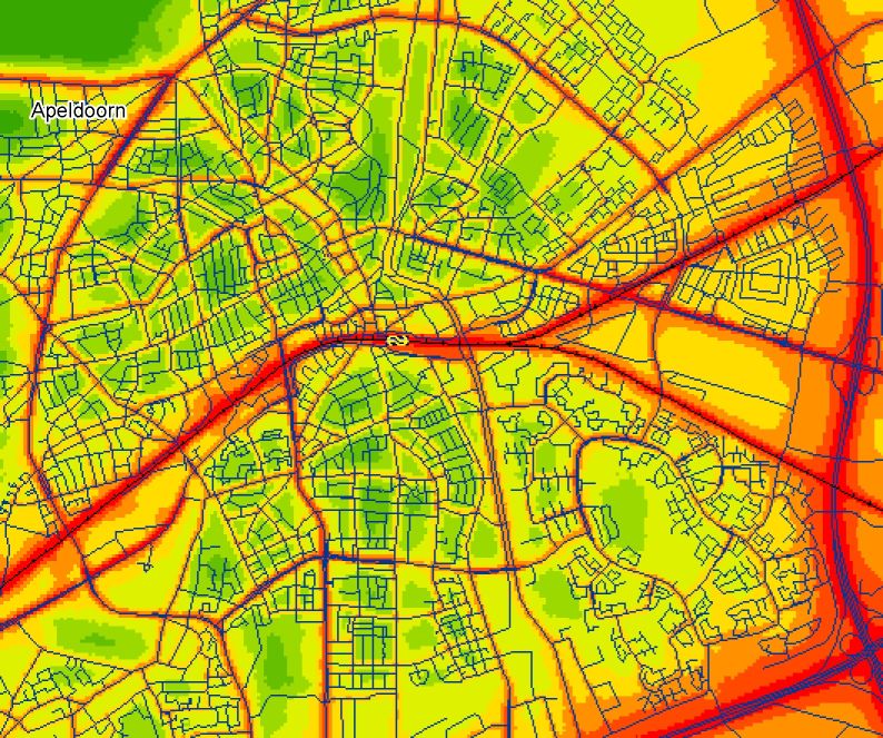 Noise maps for the Netherlands
